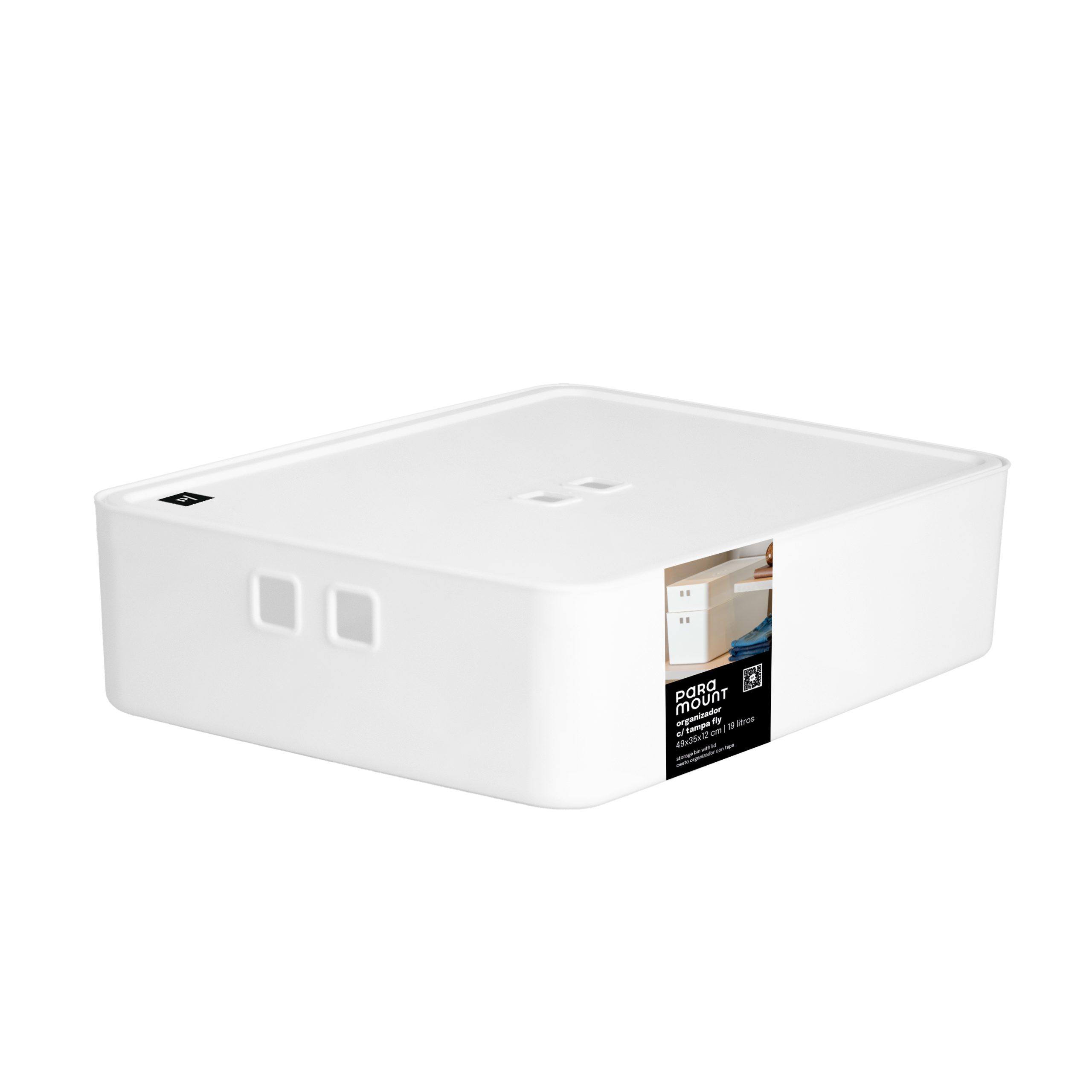 Organizador c/ Tampa Fly 19 Lts - Paramount Plásticos